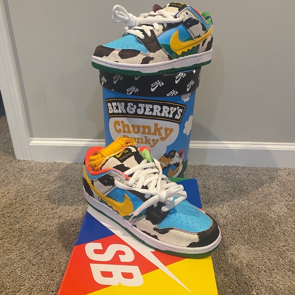 Nike | Shoes | Sb Dunk Low Ben Jerrys Chunky Dunky | Poshmark
